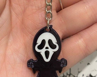 Ghostface Keychain - Etsy