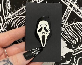 Ghostface Pin - Etsy