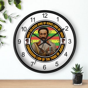 Emperor Haile Selassie Lord of Lords King of Kings 10inch Afrocentric ...