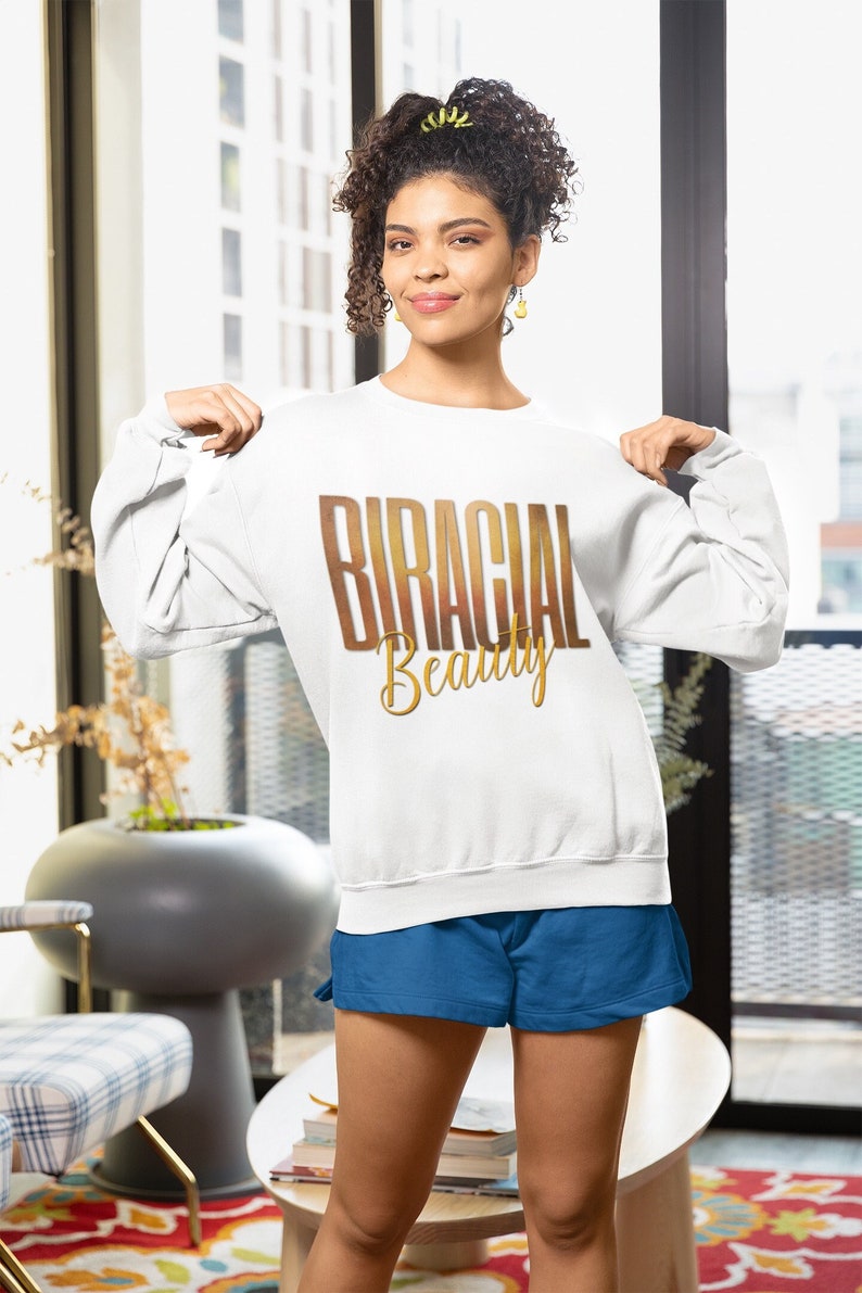 Biracial Beauty Organic Cotton Sweatshirt - Etsy