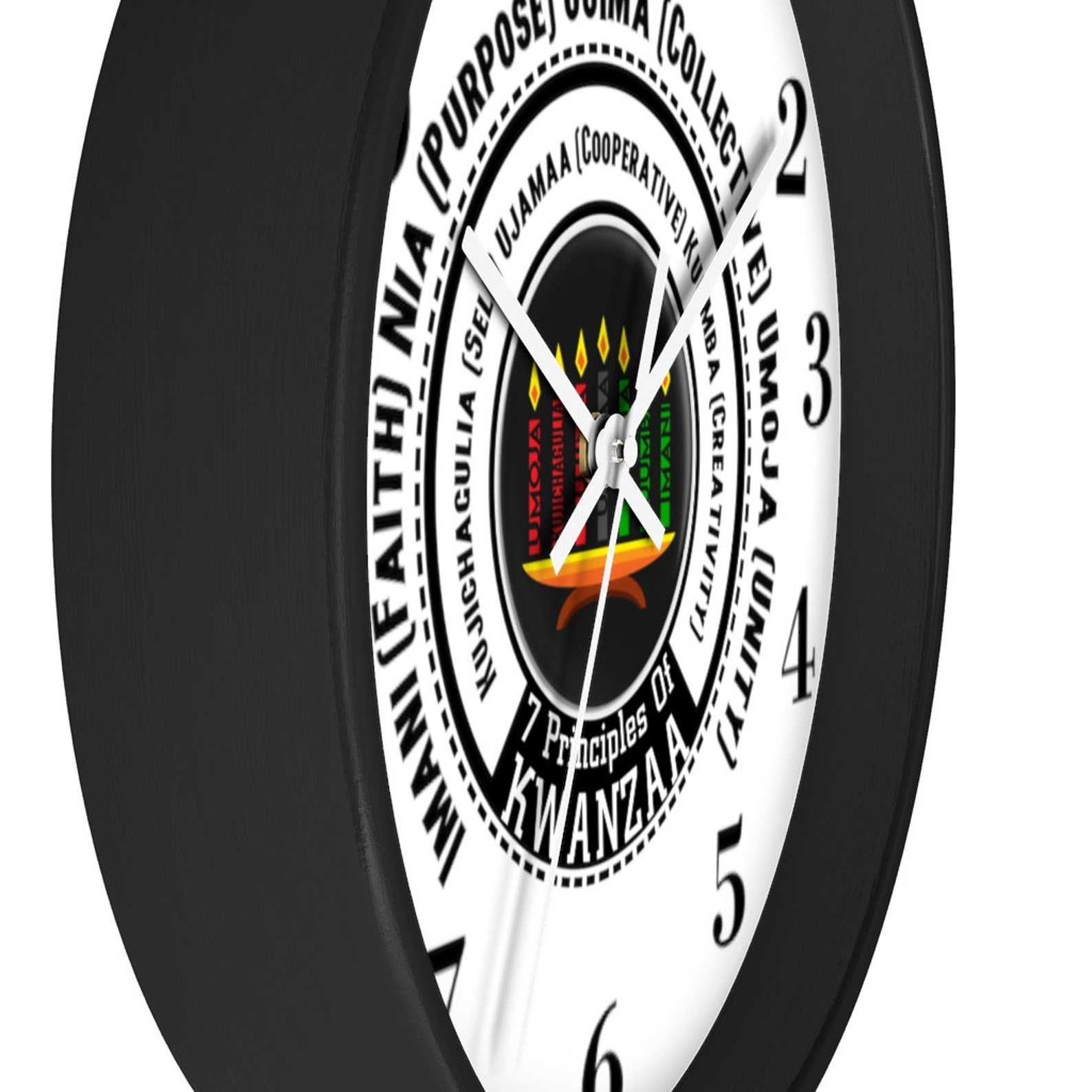 7 Principles of Kwanzaa 10inch Afrocentric Wall Clock - Etsy