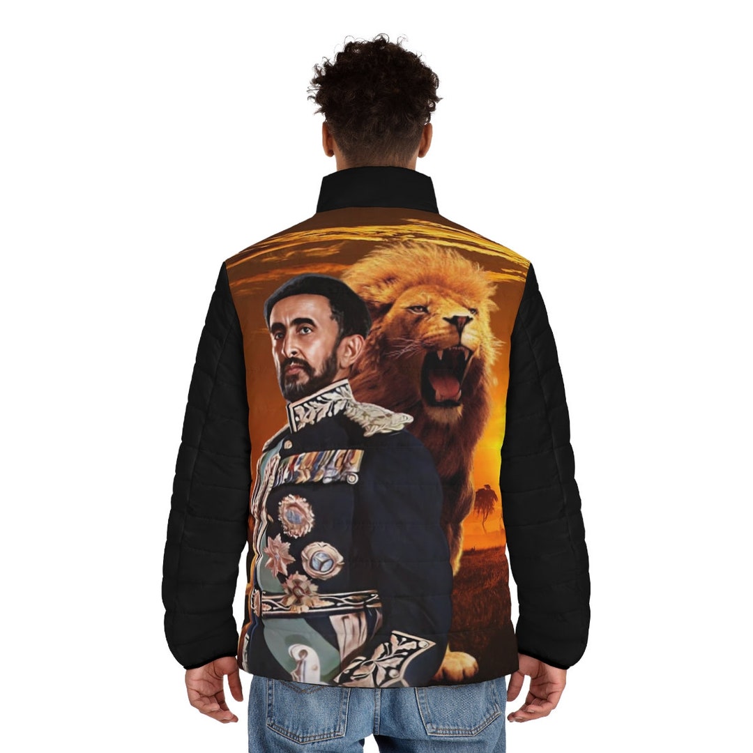 His Imperial Majesty and Conquering Lion Haile Selassie I Unisex Puffer ...
