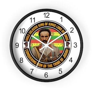Emperor Haile Selassie Lord of Lords King of Kings 10inch Afrocentric ...
