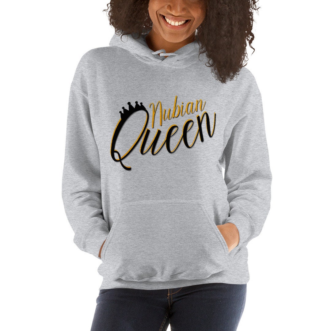 Nubian Queen Hoodie - Afro - Caribbean - - Afroditees - Etsy