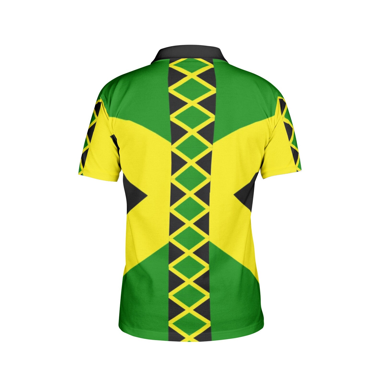 Jamaican Flag Men's Polo Shirt Representing Reggae, Rasta Ital Culture ...
