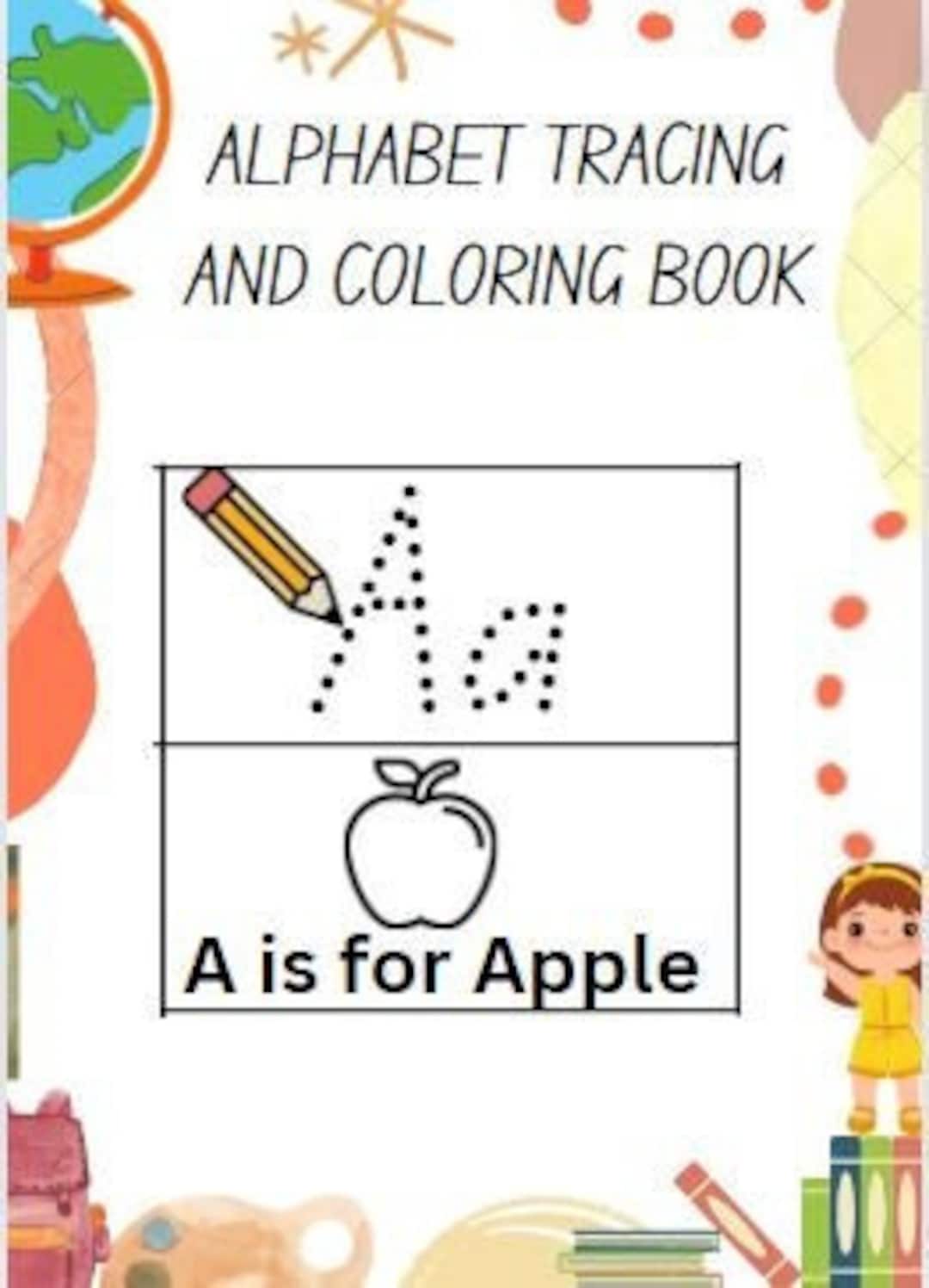 Alphabet Letters Tracing A-Z - Etsy