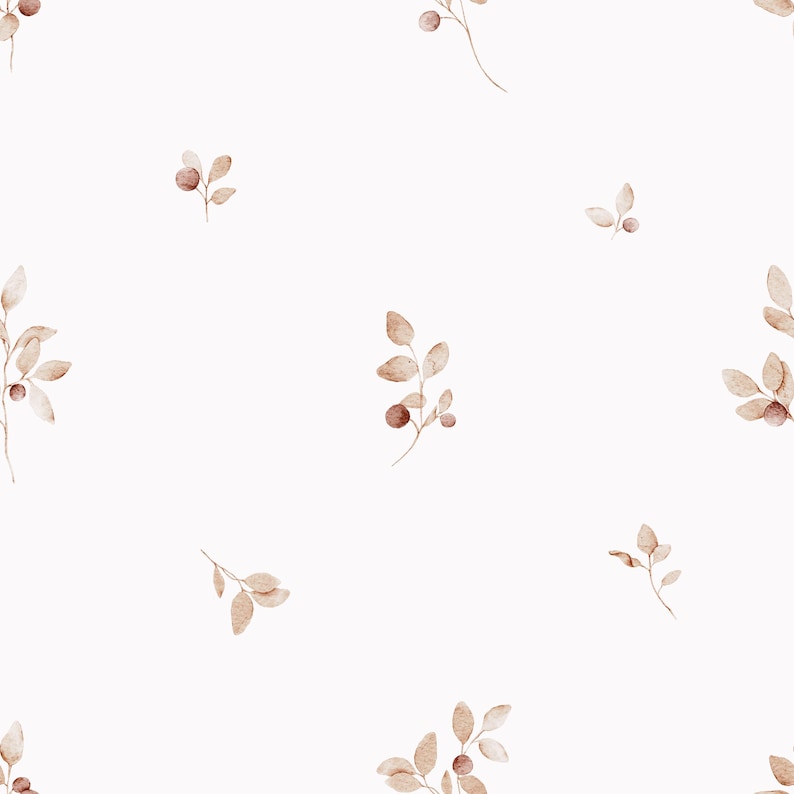 Autumn Branches, Botanical Pattern, Design, Seamless Pattern, Fabric ...
