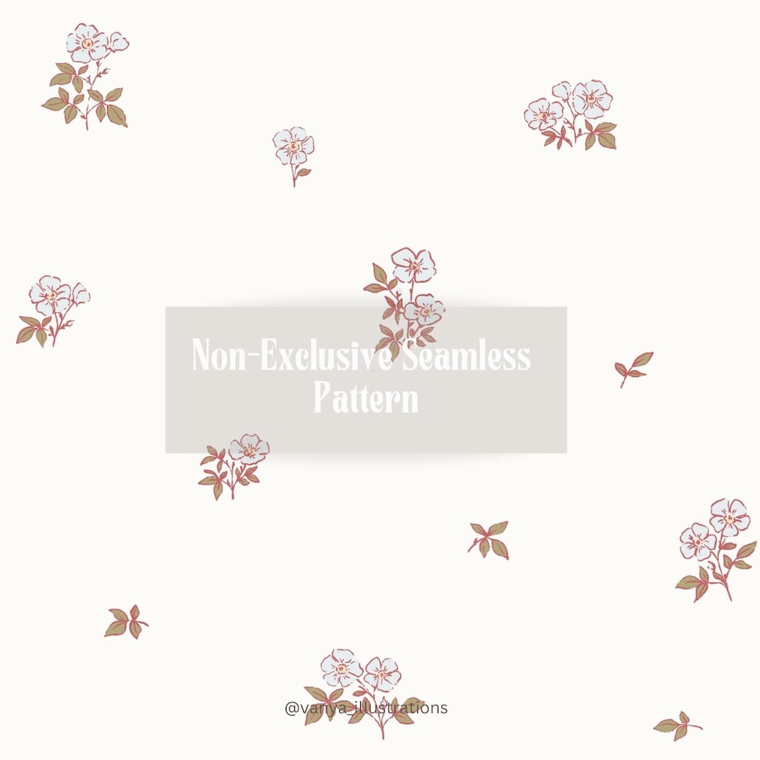 Non-exclusive Seamless Pattern Floral Design 10, Pattern Design ...