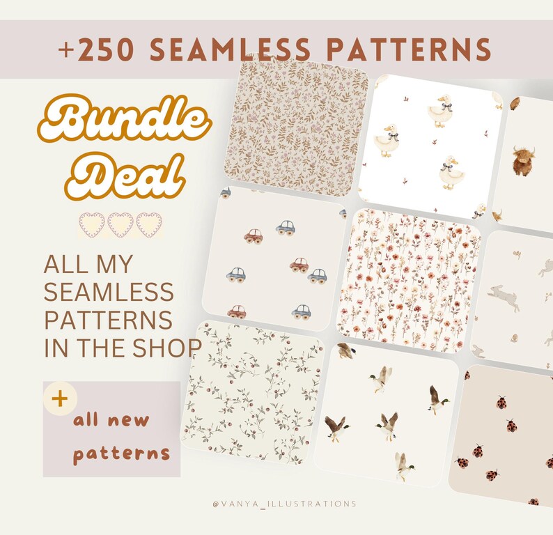 Non-exclusive Seamless Pattern Robin 01, Design, Fabric Pattern, Cute ...