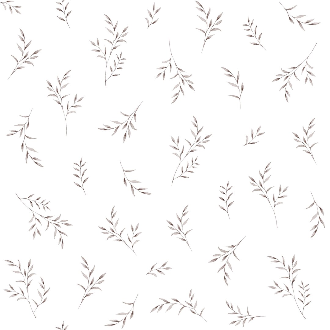 Delicate Branches 01, Botanical Pattern, Design, Seamless Pattern ...
