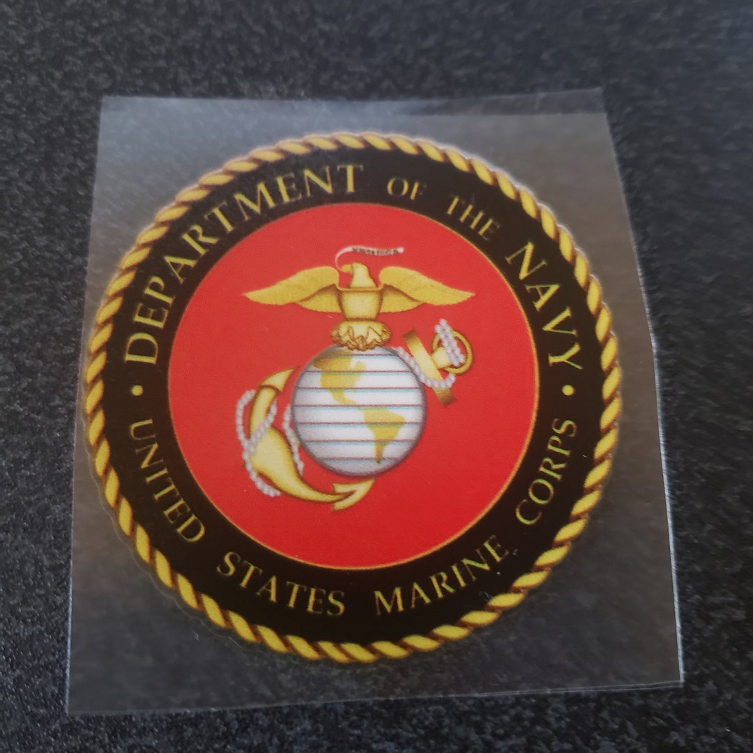 USMC Logo UV DTF Sticker - Etsy
