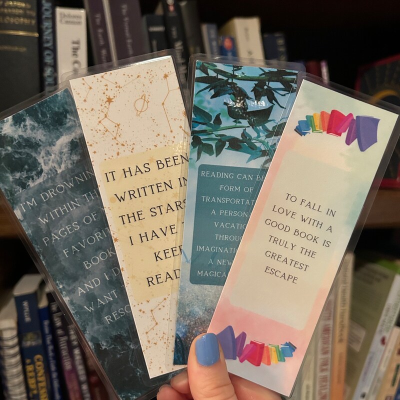 Quote Bookmark - Etsy