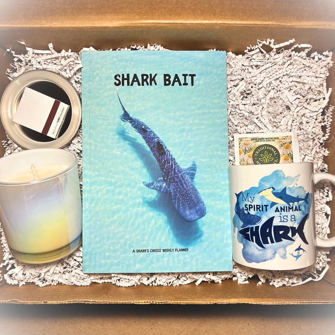 Shark Planner Gift Set / Sharks Lover / Sharks Journal / Spirit Animal ...