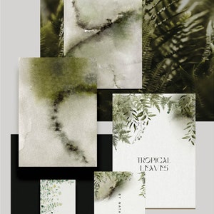 Watercolor Floral Clipart, Tropical Leaves Clipart, Eucalyptus Clipart ...