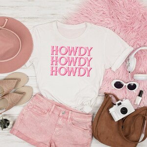 Howdy Howdy Howdy Pink Digital Design | for Sublimation Crafting & More ...