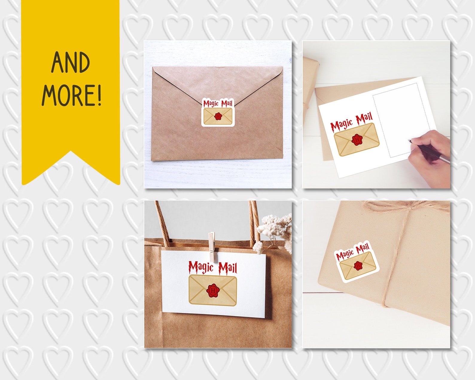 Magic Mail HP Wizard Inspired Digital Design Small Business - Etsy