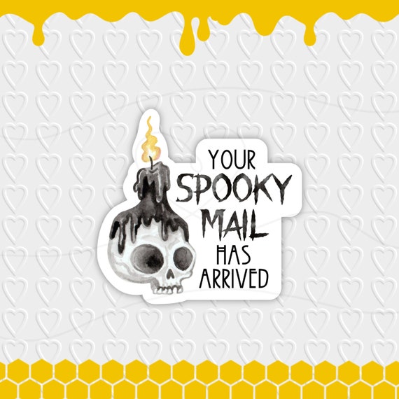 Your Spooky Mail Has Arrived Digital Design Thank You And/or - Etsy