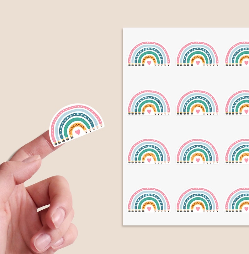 School Pencil Rainbow Sticker | Teacher Supplies and Classroom ...