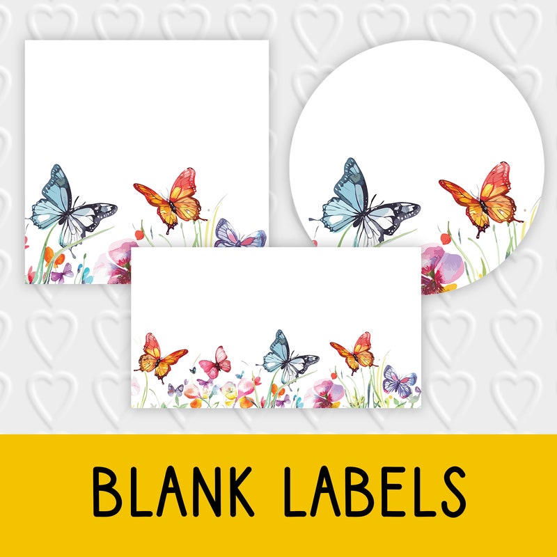 Butterfly Label - Etsy