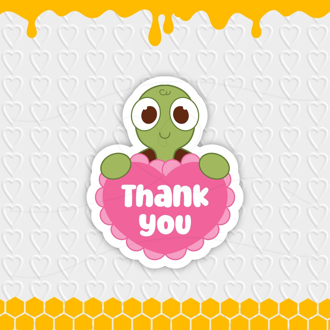 Thank You Turtle Digital Design | Cute Thank You Small Business And/or ...