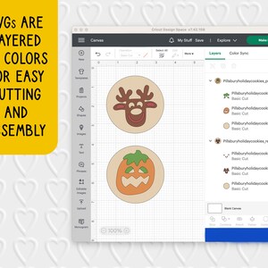 Holiday Sugar Cookies SVG PNG | Inspired by Christmas / Halloween ...