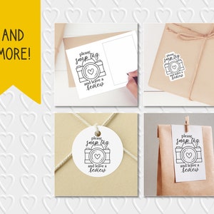 Please Snap, Tag, and Leave a Review Digital Design | Clean and Simple ...
