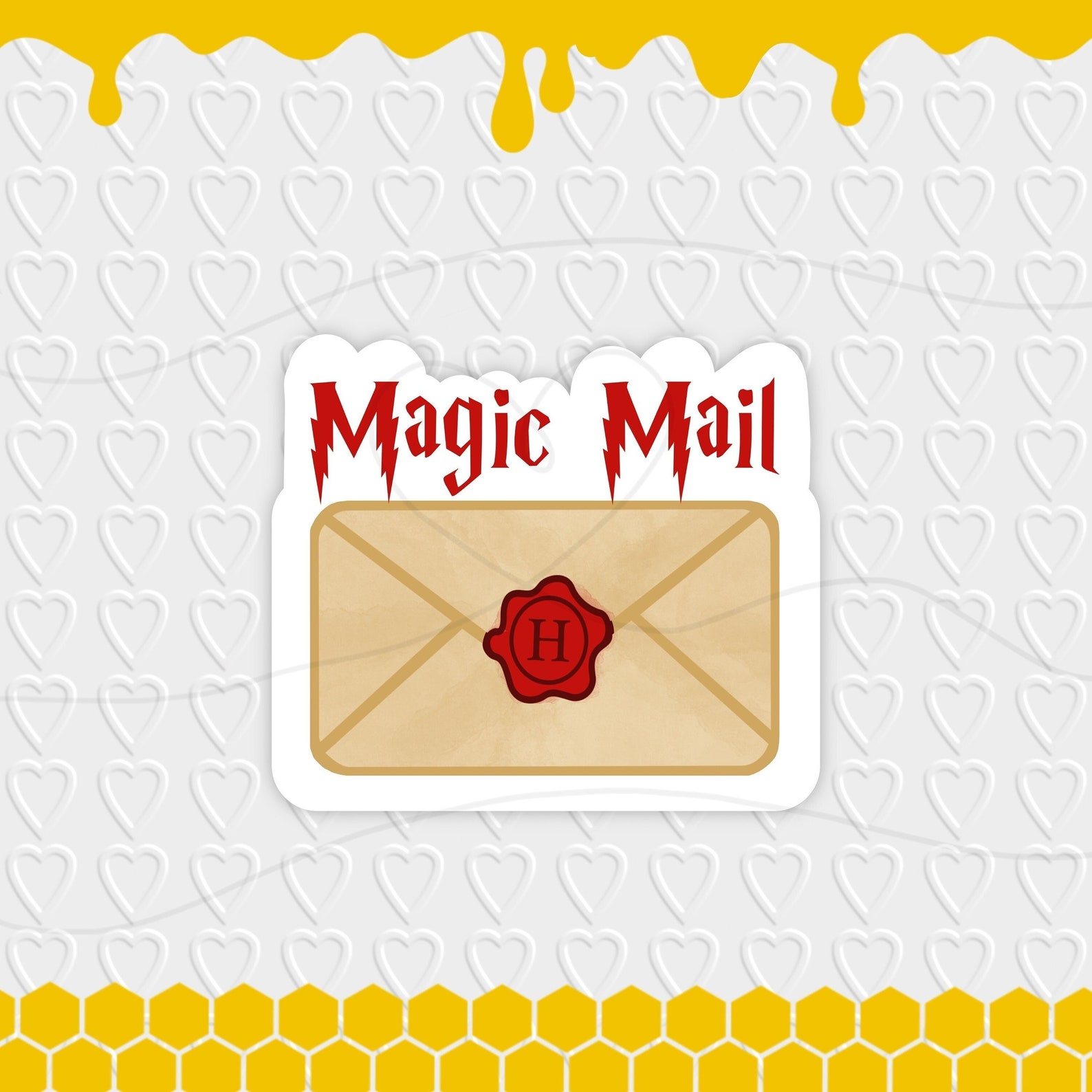 Magic Mail HP Wizard Inspired Digital Design Small Business | Etsy