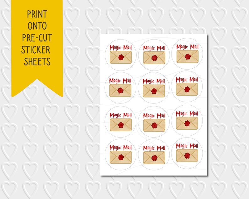 Magic Mail HP Wizard Inspired Digital Design Small Business - Etsy