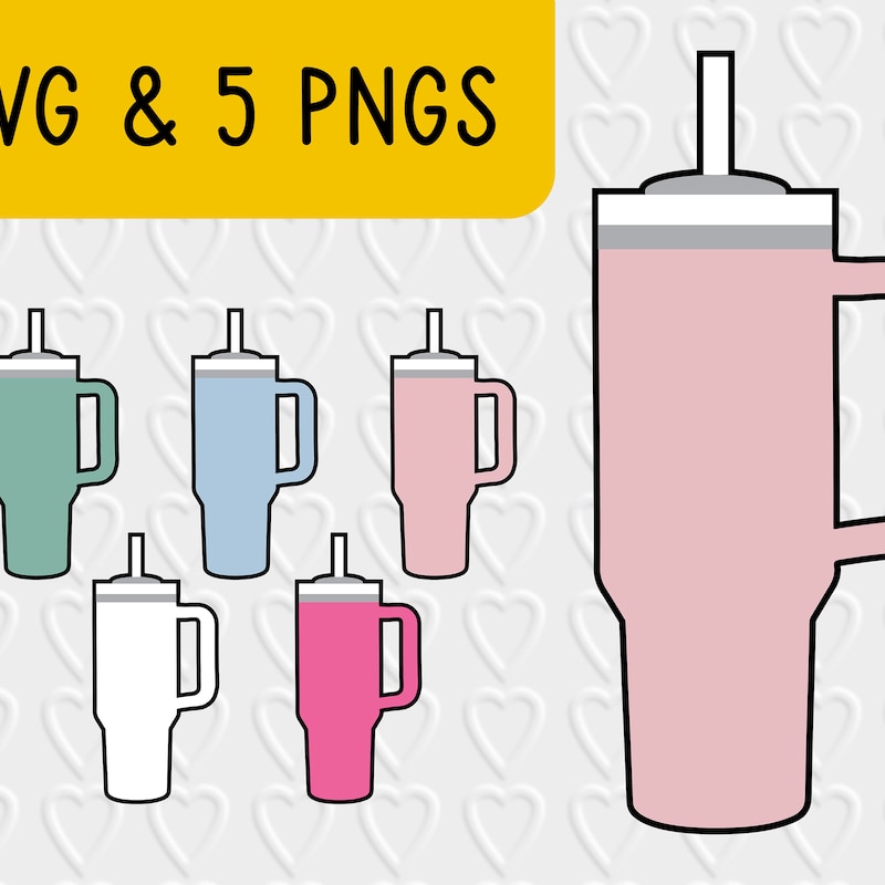 Stanley Tumbler Svg Etsy