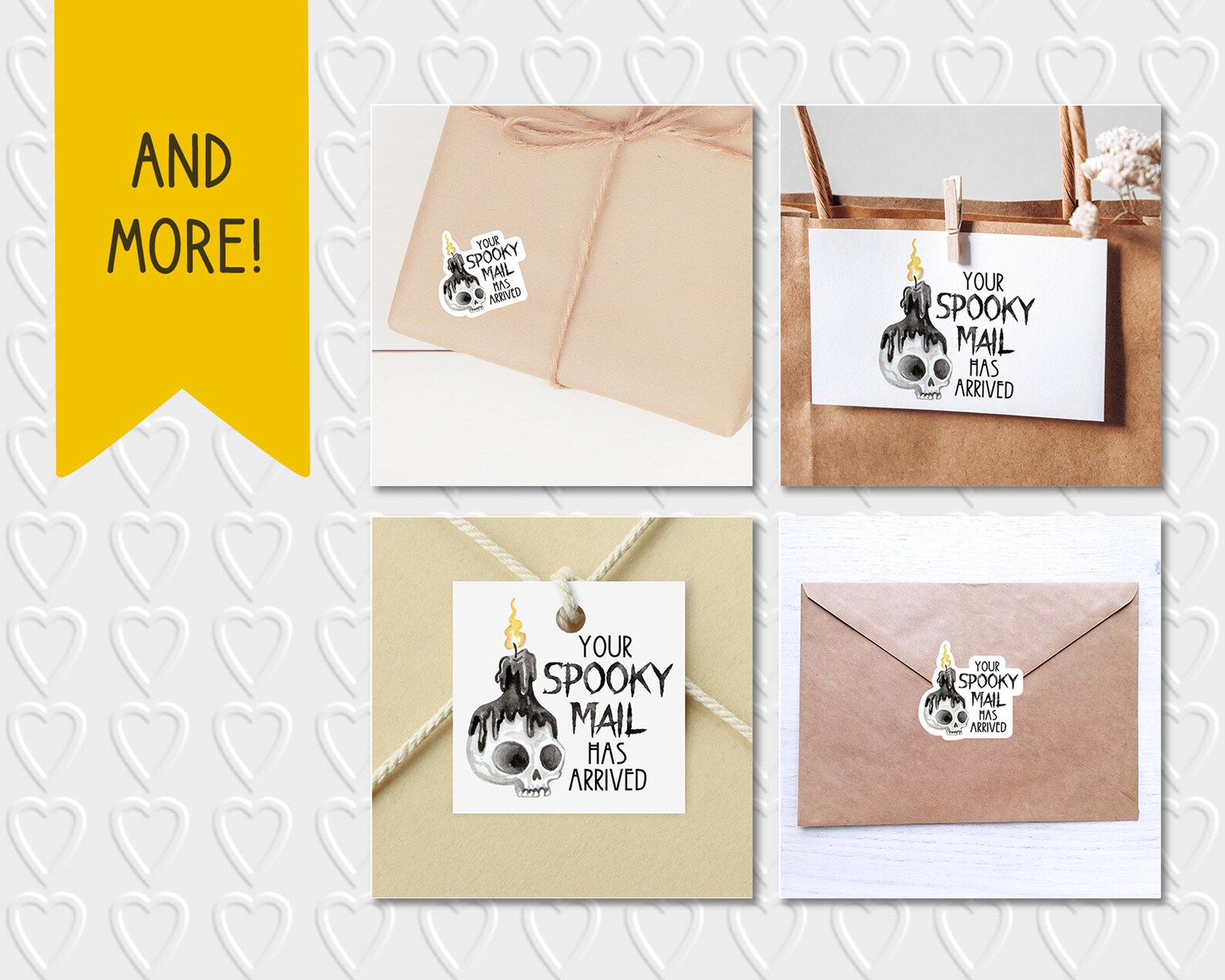 Your Spooky Mail Has Arrived Digital Design Thank You And/or - Etsy