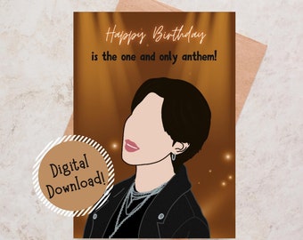 Jimin Happy Birthday Card - Etsy