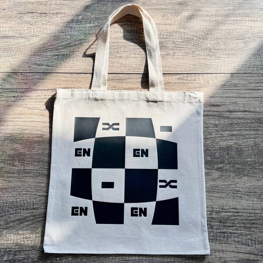 Enhypen Checkered Tote Bag - Etsy
