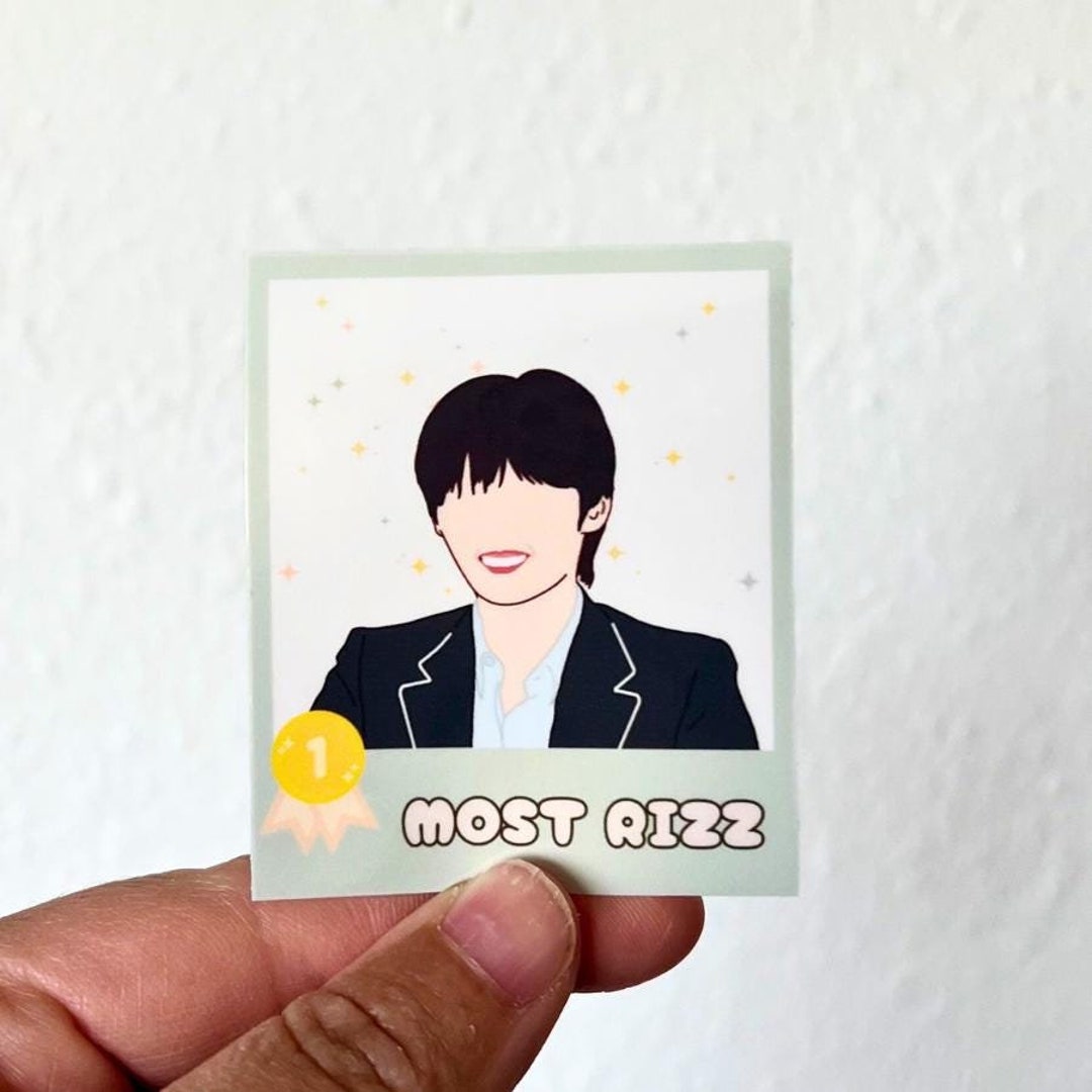 Stray Kids Lee Know Voted Most Rizz Laminated Glossy Vinyl Sticker - Etsy