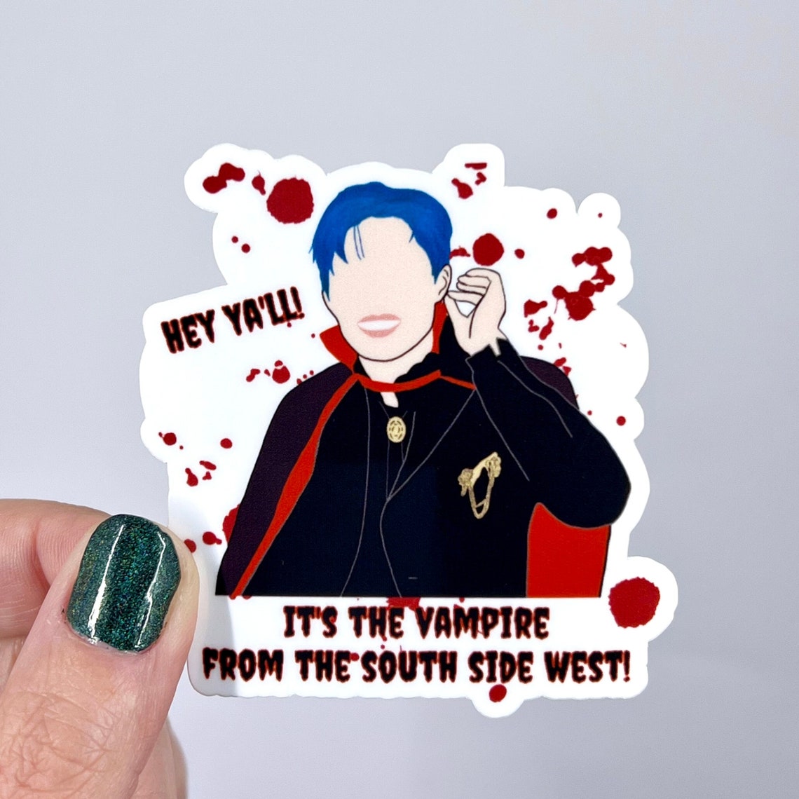 P1harmony Keeho Vampire Laminated Glossy Vinyl Sticker - Etsy