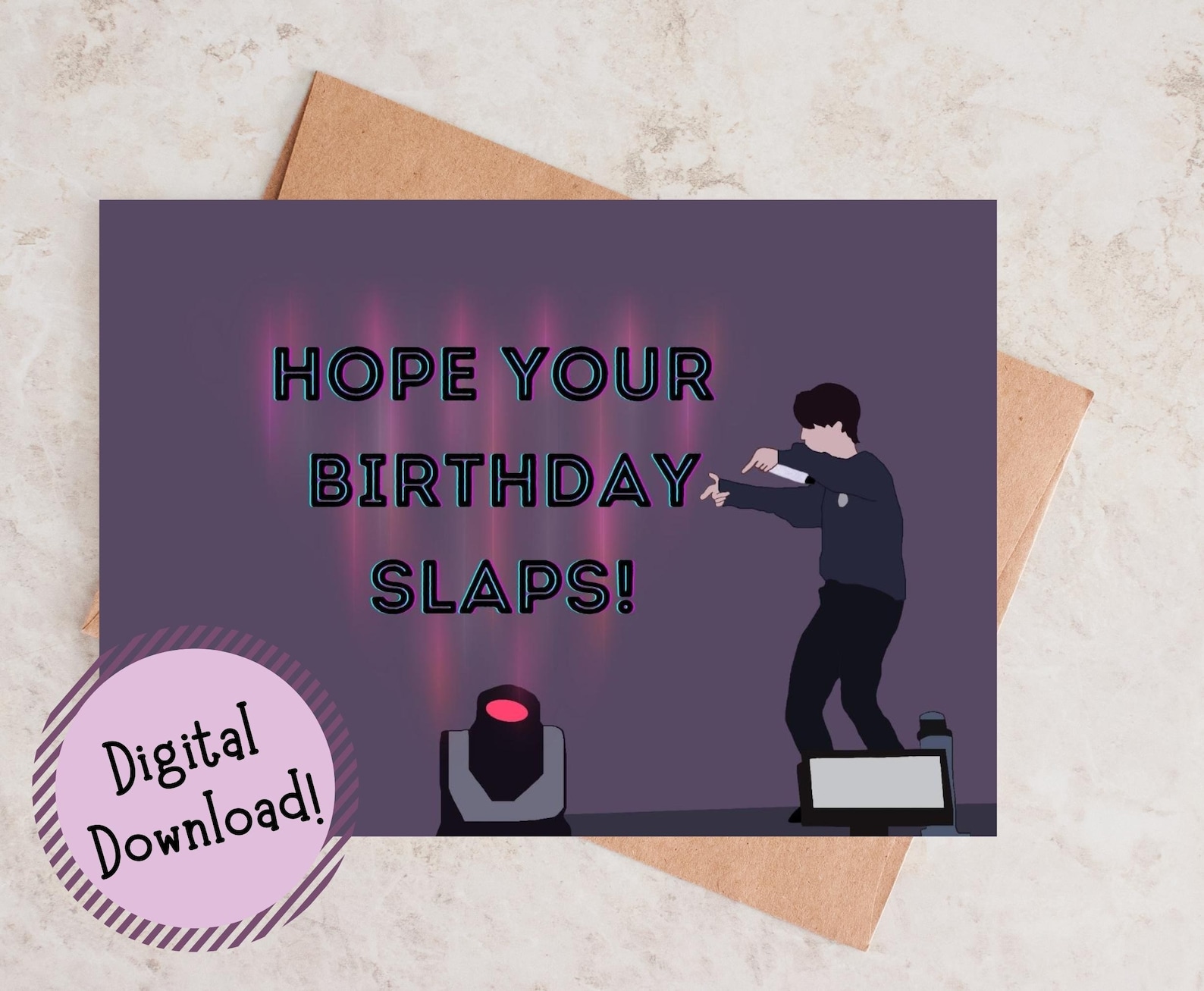 Printable BTS Jimin Hope Your Birthday Slaps Greeting Card - Etsy