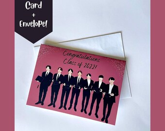 Printable BTS Congratulations Class of 2022 Graduation | Etsy