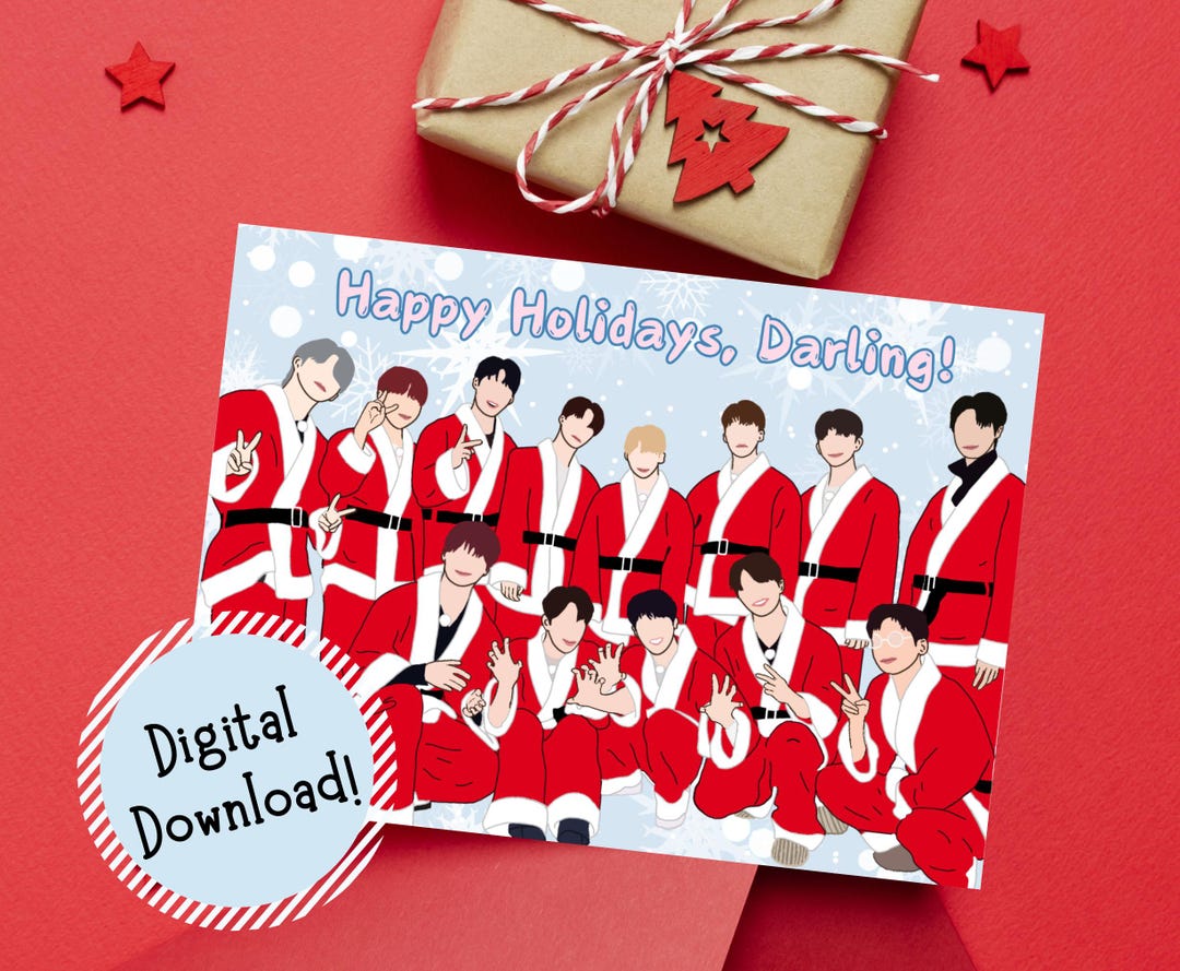 Printable SVT happy Holidays, Darling Holiday Card, Christmas Card ...