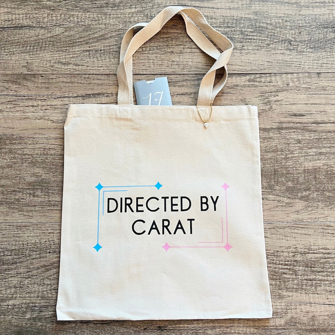 SVT Directed by Carat Tote Bag With Diamond Charm - Etsy