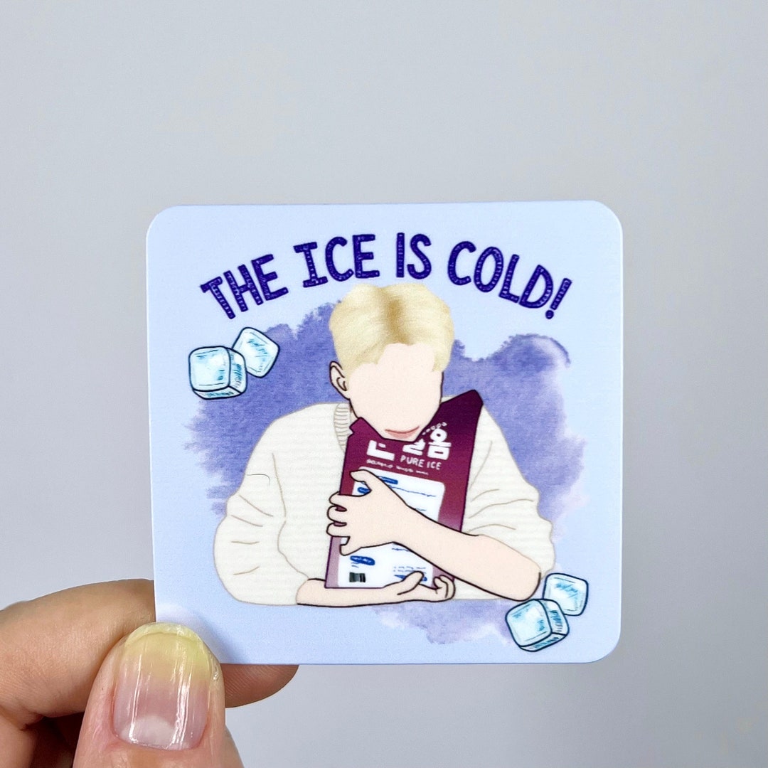 SVT Hoshi "the Ice is Cold!" Laminated Glossy Vinyl Sticker - Etsy