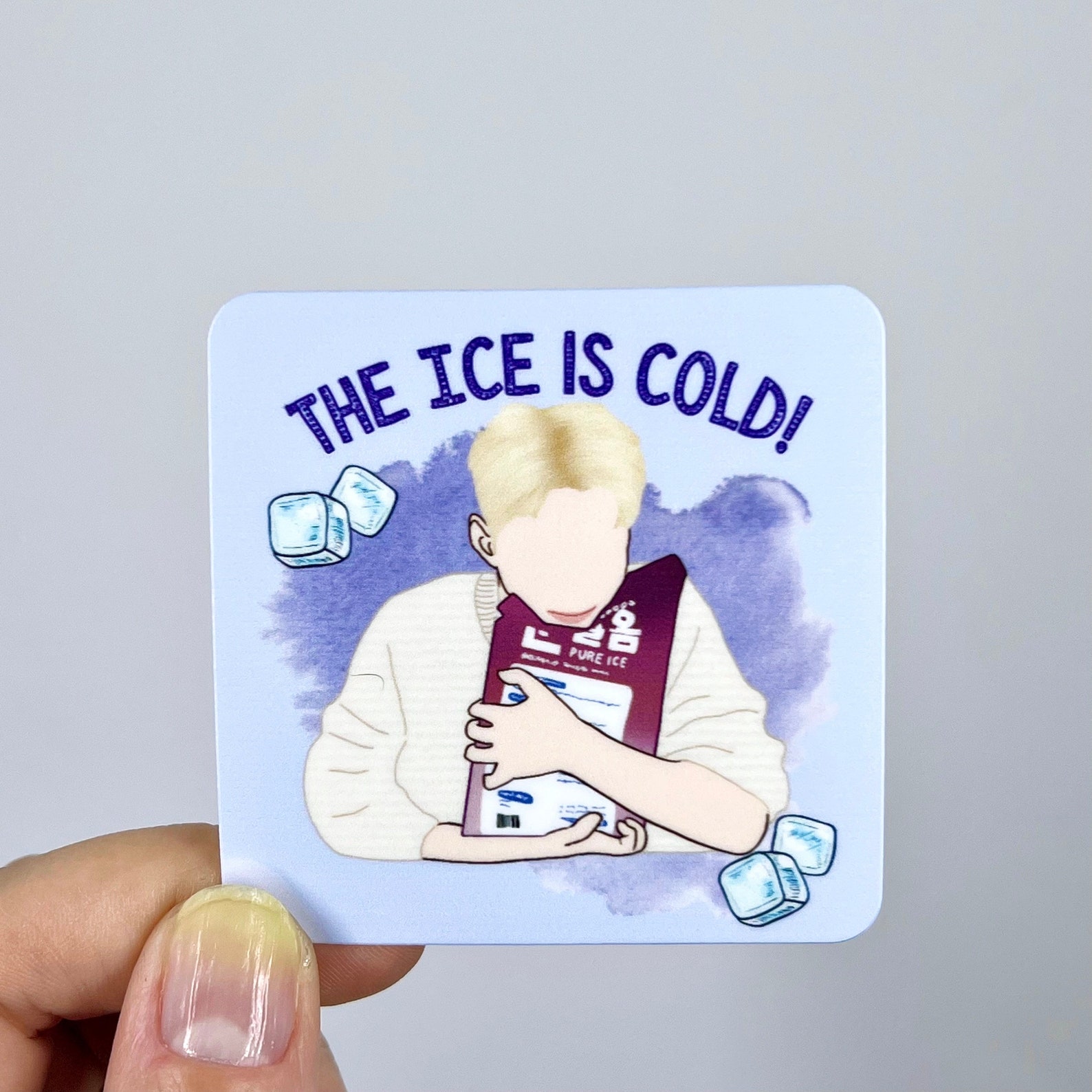 SVT Hoshi the Ice is Cold Laminated Glossy Vinyl - Etsy
