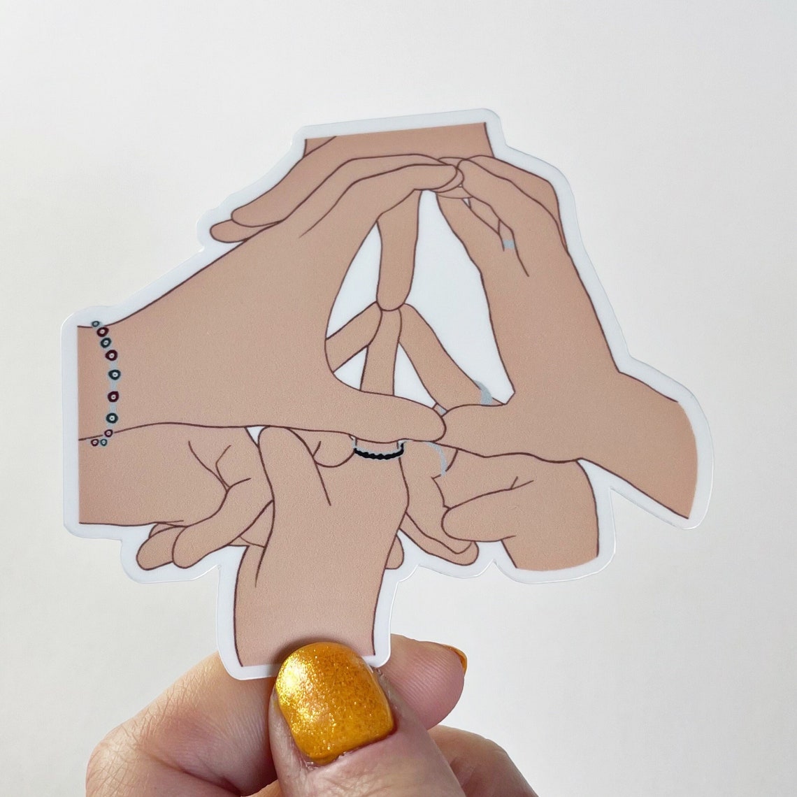 P1harmony Hand Peace Sign Laminated Glossy Vinyl Sticker | Etsy