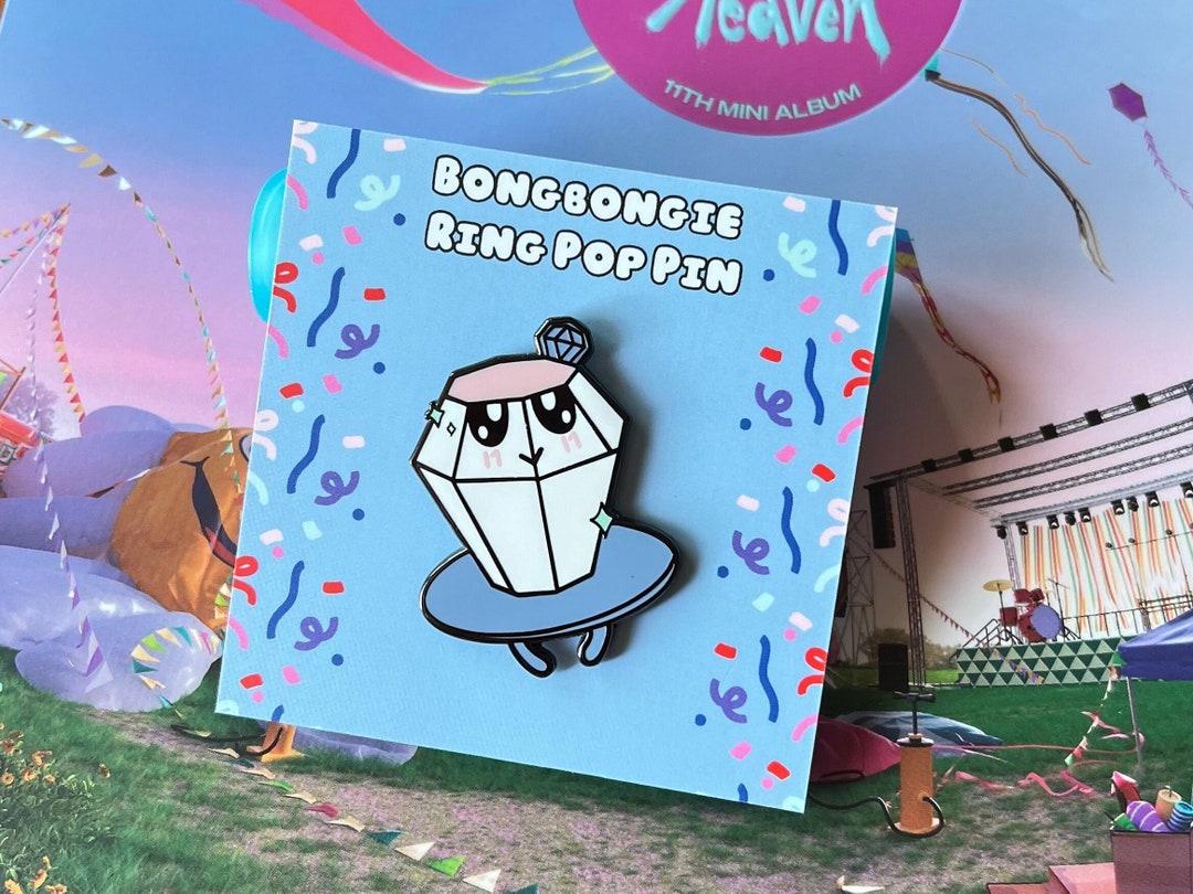 Seventeen SVT Bongbongie Ring Pop Enamel Pin - Etsy
