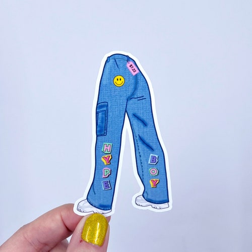 NEWJEANS Hype Boy Laminated Glossy Vinyl Sticker - Etsy