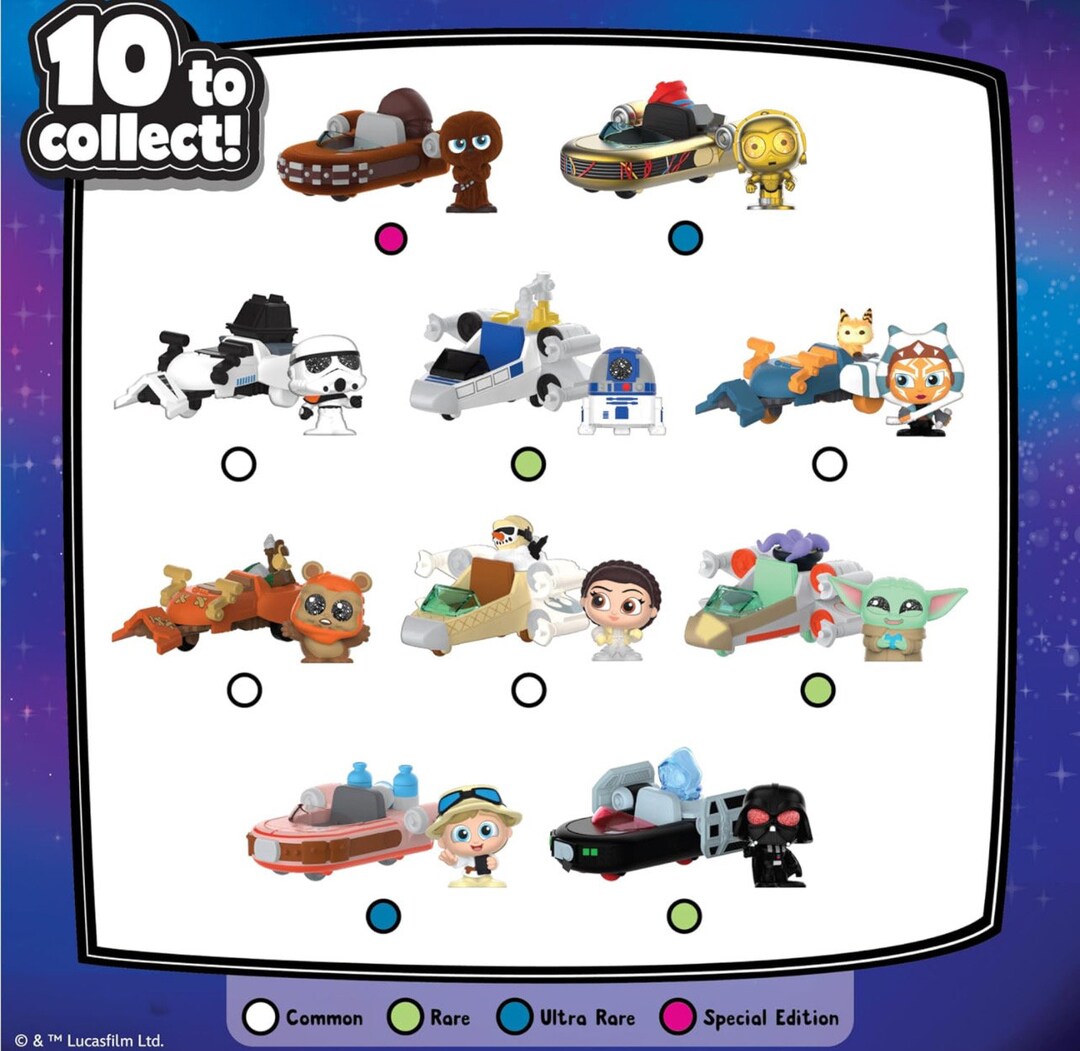 Disney Doorables Let's Go CARS + Start Wars Cars - Etsy