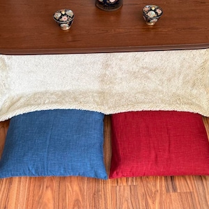 Japanese Zabuton Sitting Floor Cushion (includes Insert and Removable ...