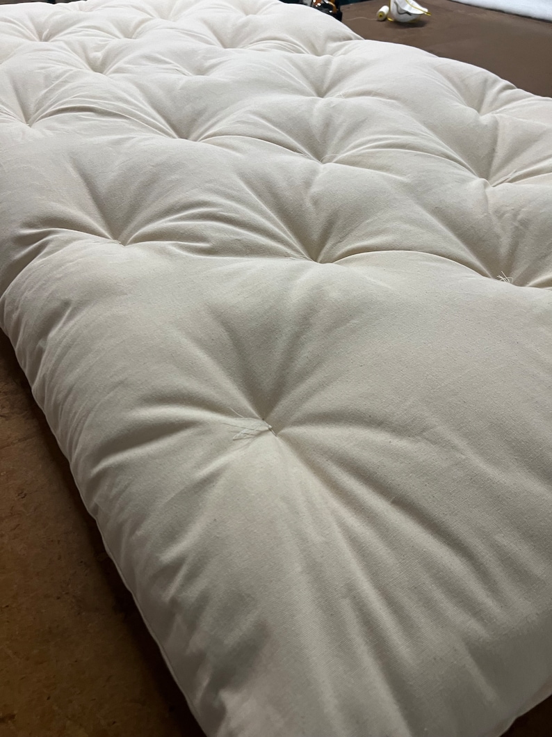 Limited Edition Futon With Wagara Fan Navy Cover. Hand Made Vintage ...