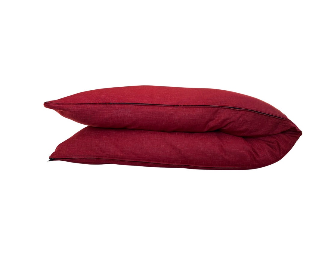 Futon With Cover . Hand Made Vintage Style Futon. Mura Red Cover. All ...