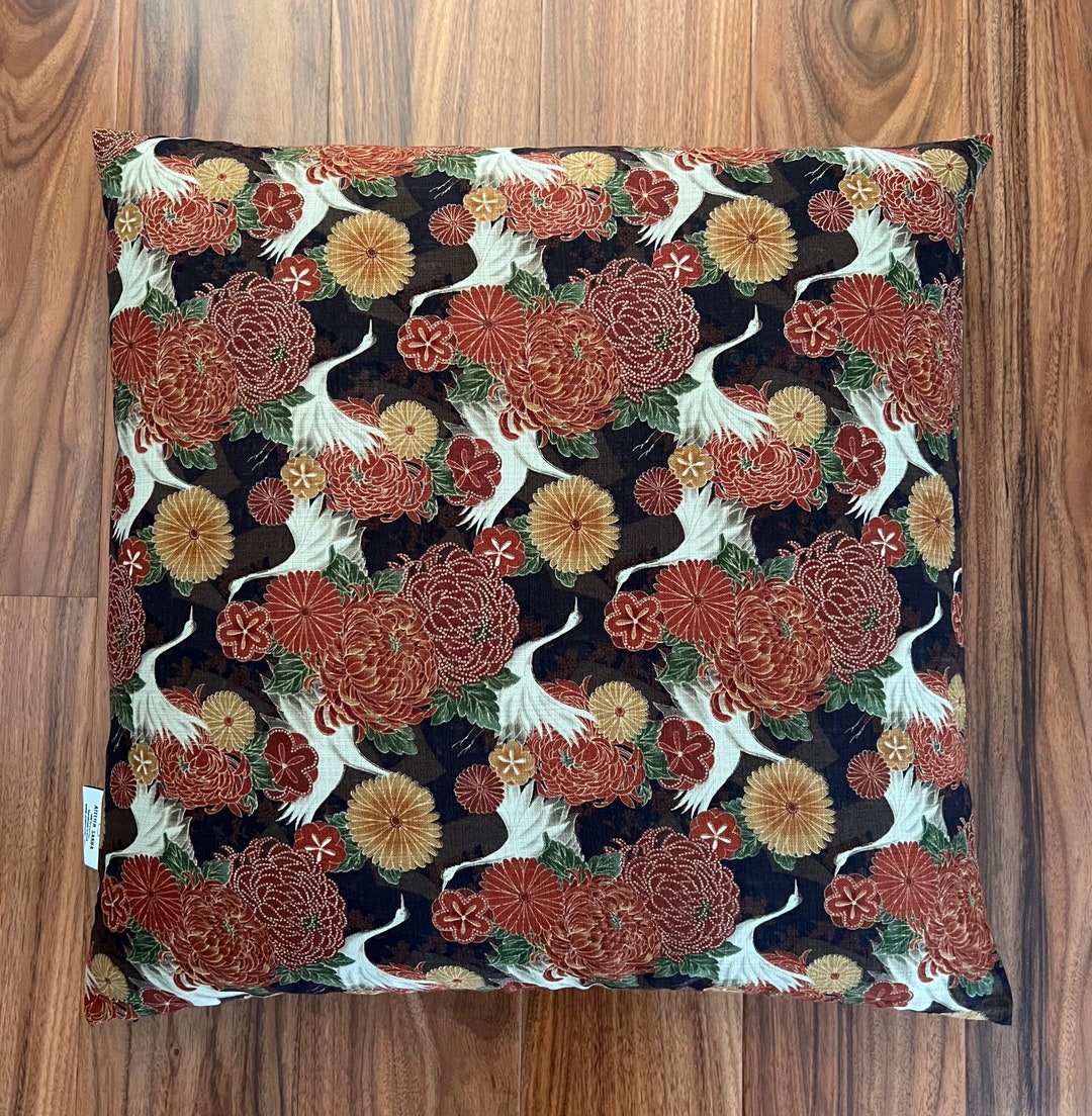 Japanese Zabuton Sitting Floor Cushion (includes Insert and Removable ...