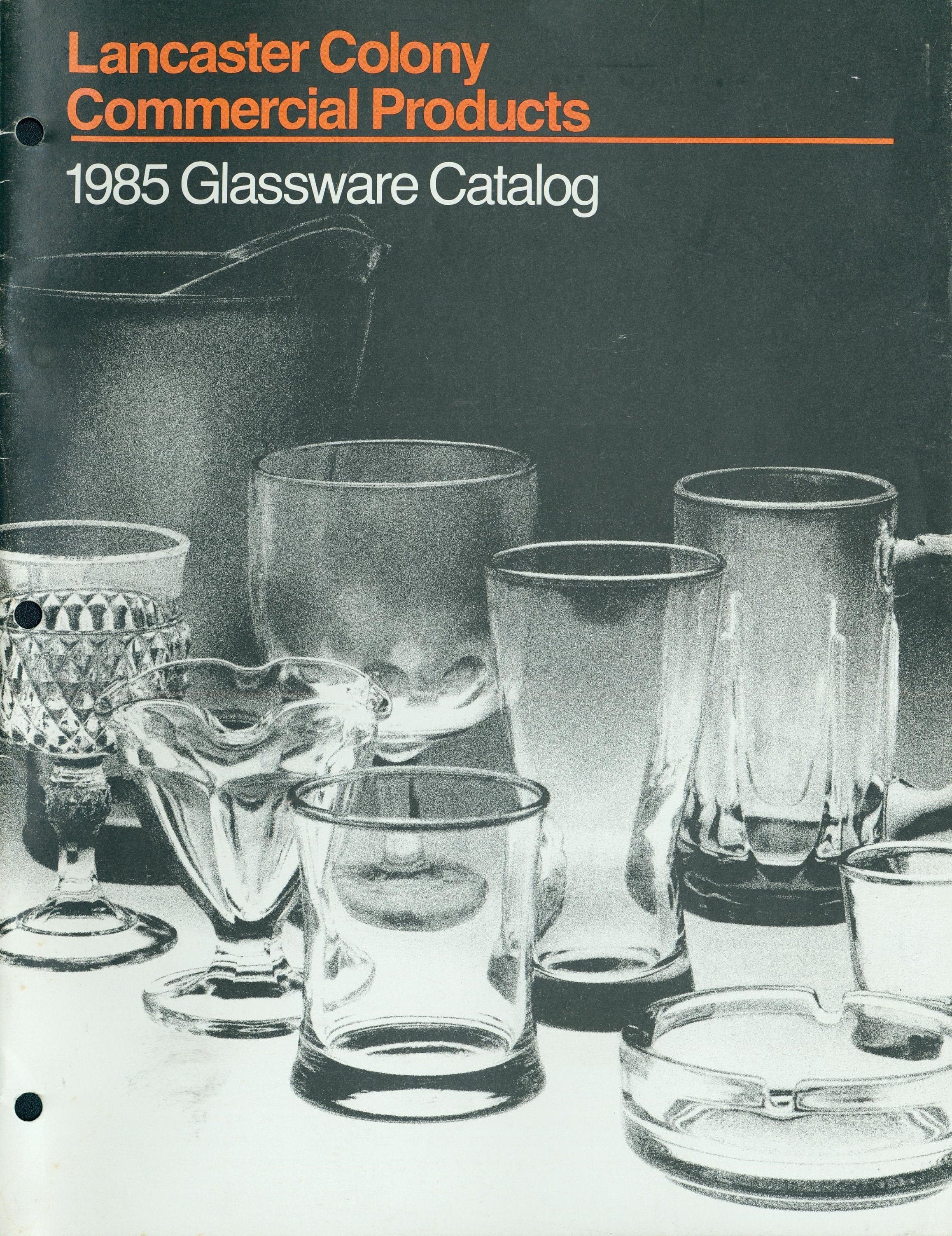 1985 Lancaster Colony Commercial Products - Indiana Glass Catalog - Etsy