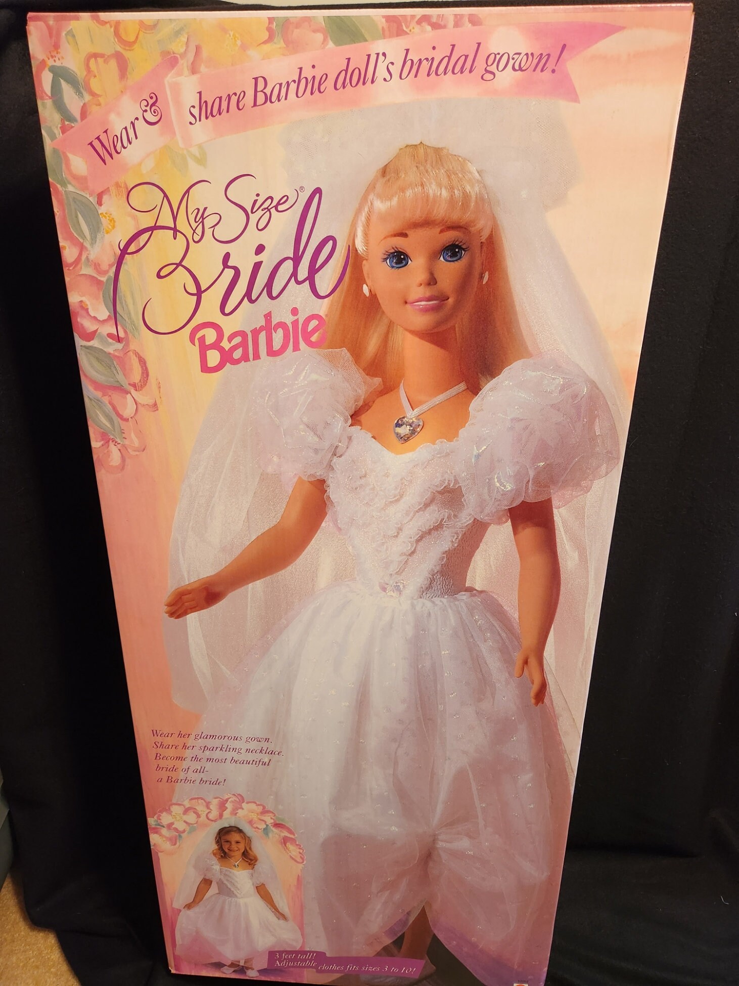 Barbie My Size Bride 1994 Nrfb Etsy
